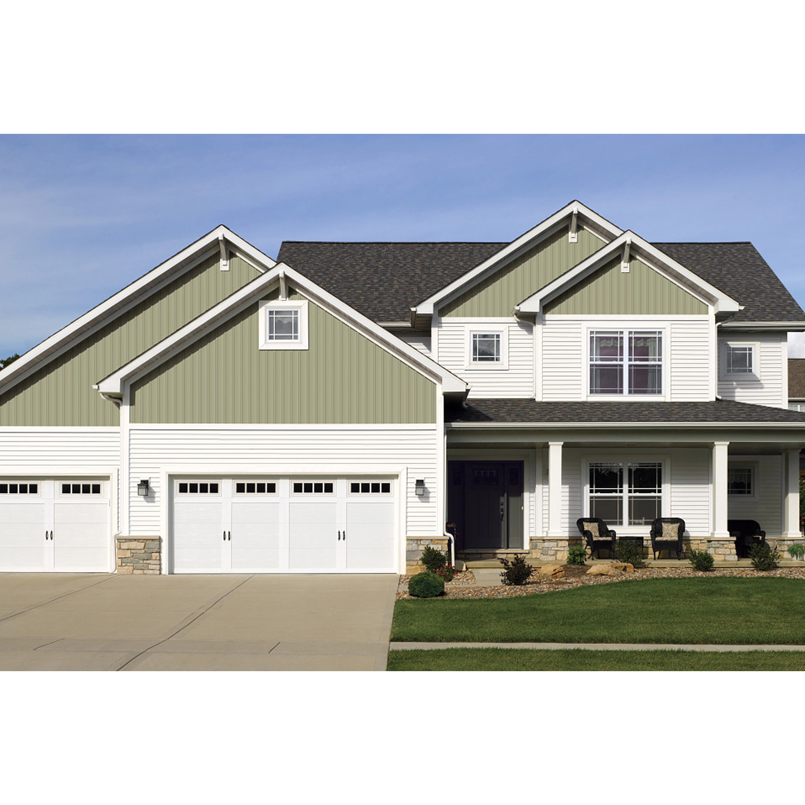 Shop CertainTeed Vertical Board and Batten Vinyl Siding